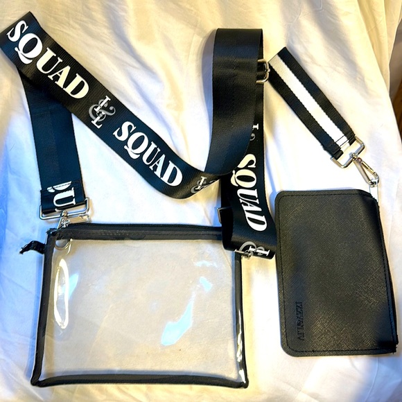 Izzy & Liv | Bags | Izzy And Liv Transparent Bag With Adjustable Strap ...